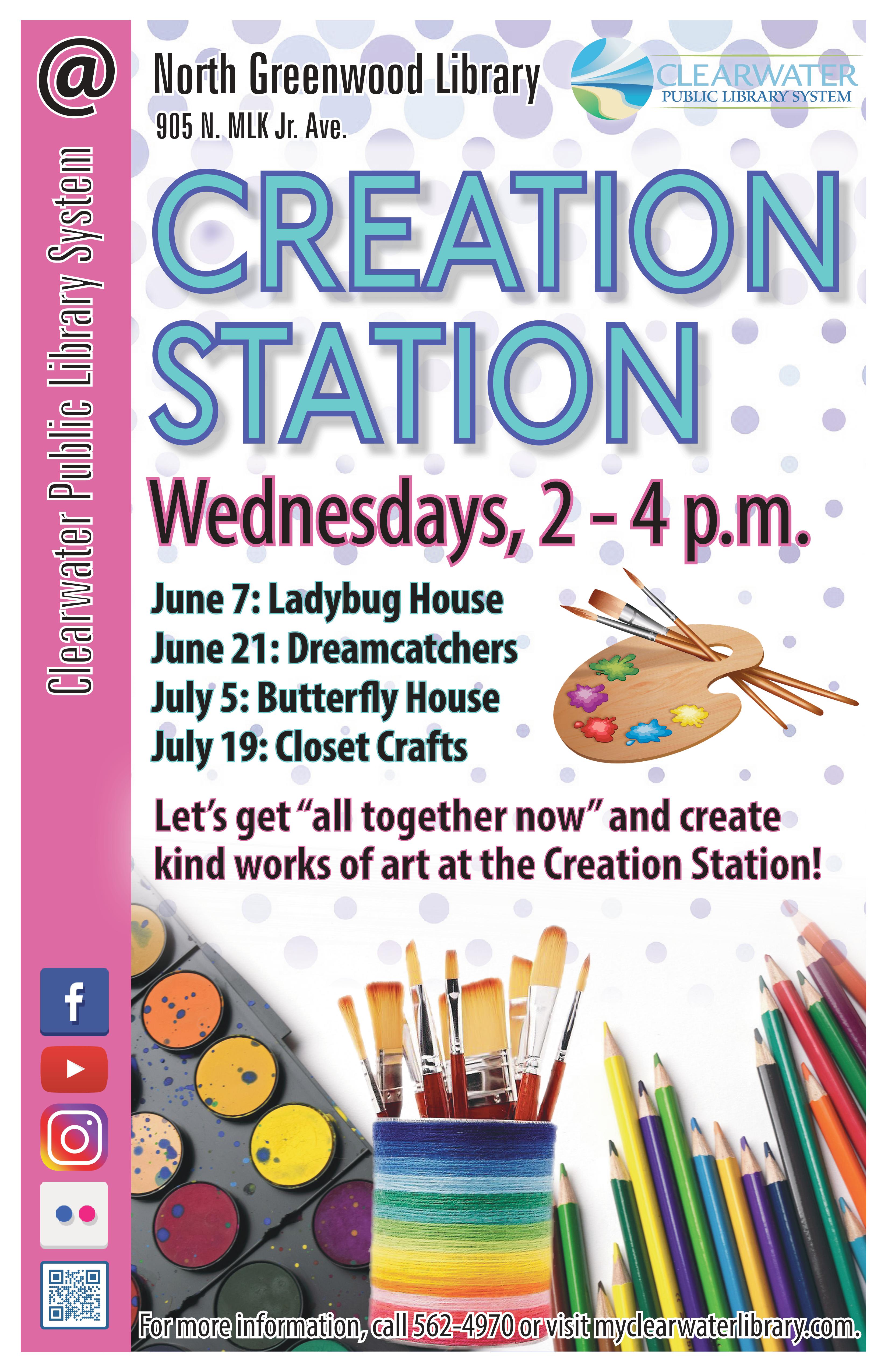 Creation Station: Ladybug House | Clearwater Public Library System